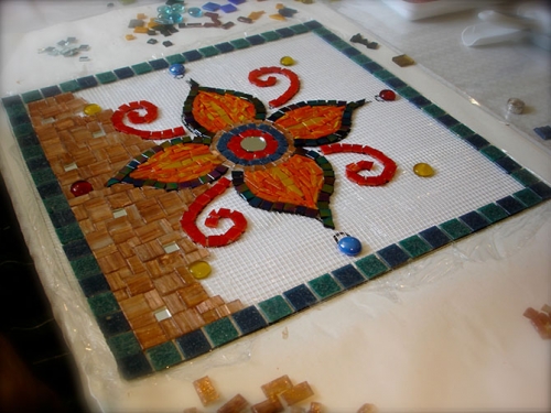 How to make a mosaic. Peace by Piece | DESIGN THE LIFE YOU WANT TO LIVE