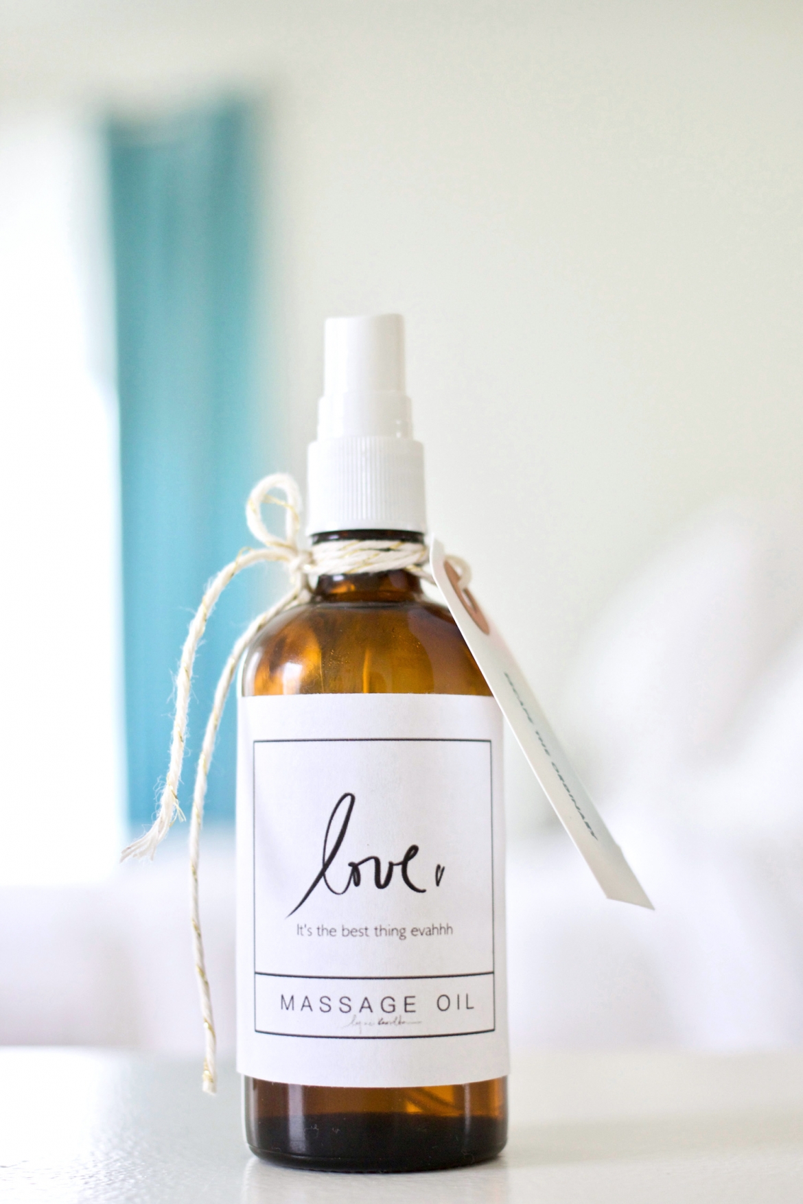 Make Your Own Massage Oil with Essential Oil. PS. It's ahhhmazing.