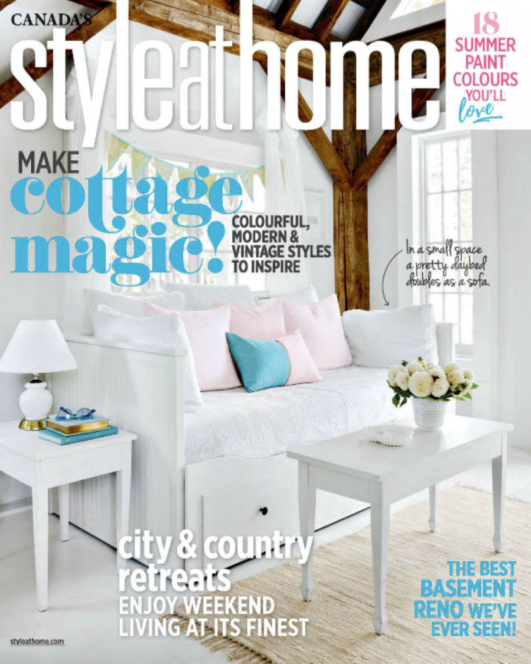 Tiny Cabin in Style At Home magazine